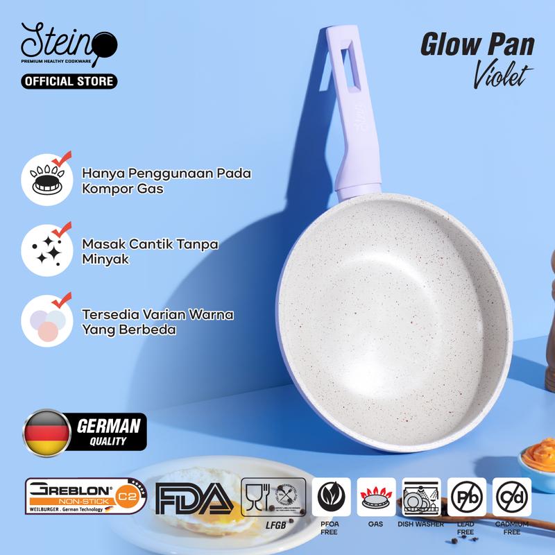STEIN Glowpan Frypan 22cm (Panci Satuan) | Panci Anti-Lengket German ...