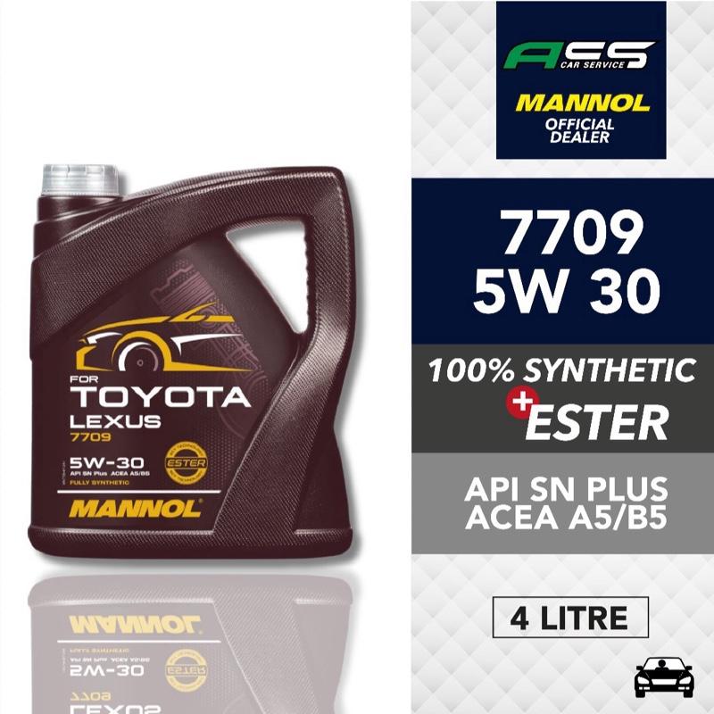 COMBO MN7709 MANNOL OEM TOYOTA LEXUS 5W30 4L - TikTok Shop Malaysia