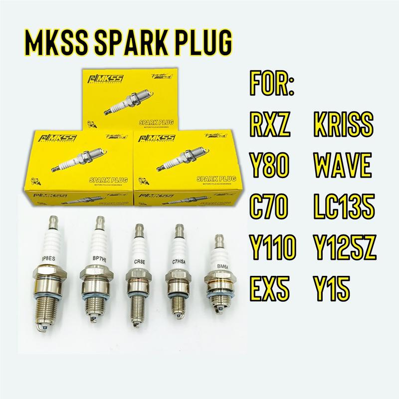 READY STOCK MKSS VGL SPARK PLUG (F5TC/BM6A/A7TC/E6TC/B8TC) PLUG ...