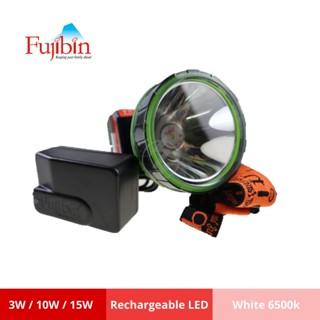 Fujibin High Power Rechargeable LED Head Lamp / Head Light / Lampu ...