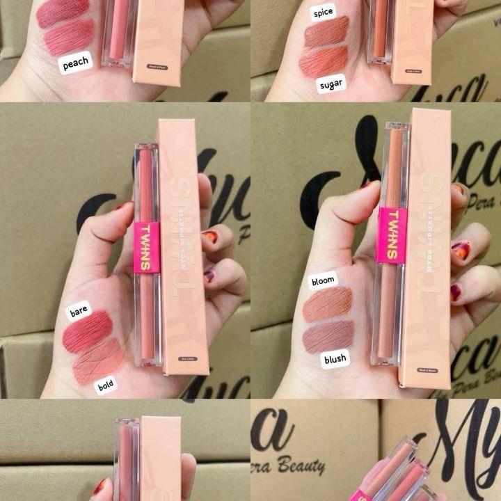 [Original Hq] Myca Twins Lipmatte 2in1 – Lipmatte Dual Head Viral ...