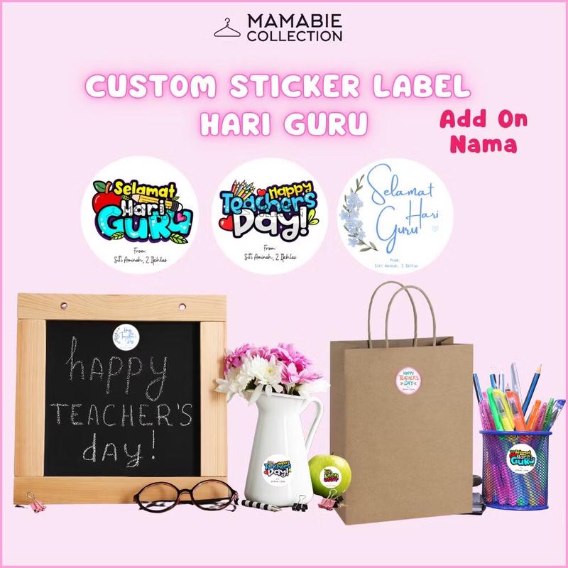 Sticker Hari Guru Thank You Teacher Sticker Label Gift Terim - TikTok ...