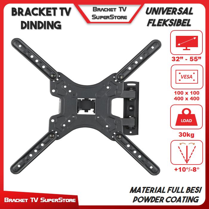 Bracket Breket Braket TV Swivel LED 32 40 42 43 48 49 50 55 Inch ...