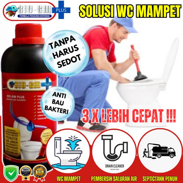Promo Bio-GM PLUS Obat Penguras WC Mampet Sepiteng Penuh Luber Bio GM ...
