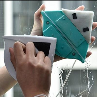 Double Faced Glass Clean / Double Sided Magnetic Window Glass Cleaner ...