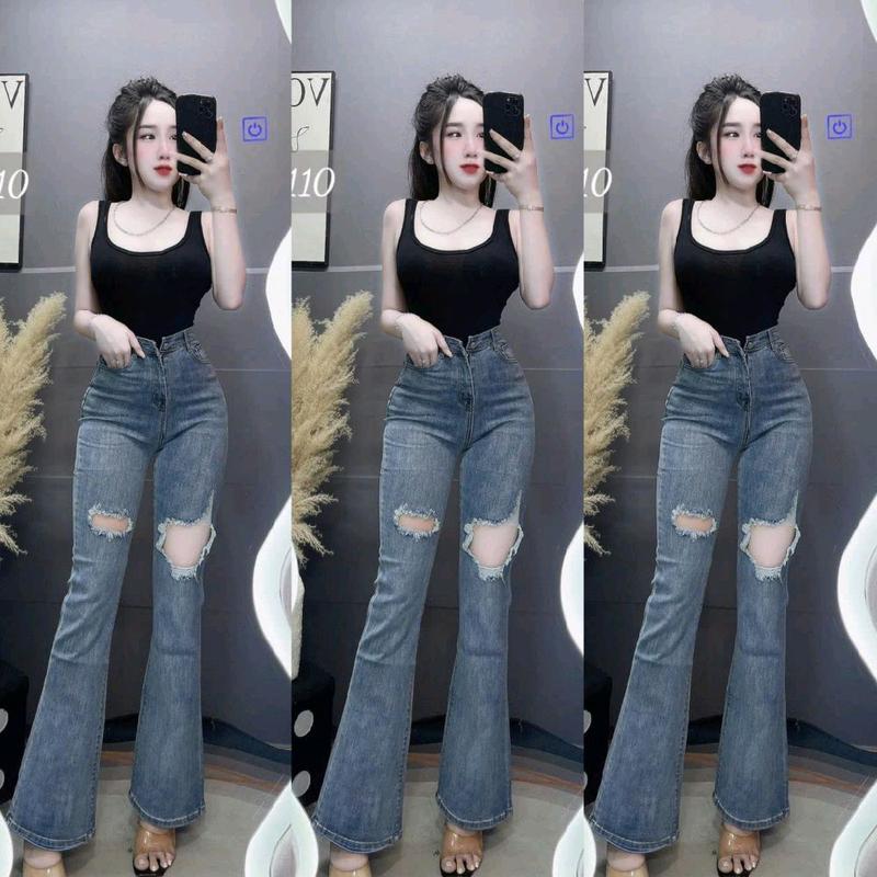 Bootcut Jeans Super Highwaist Korean Style - TikTok Shop Malaysia