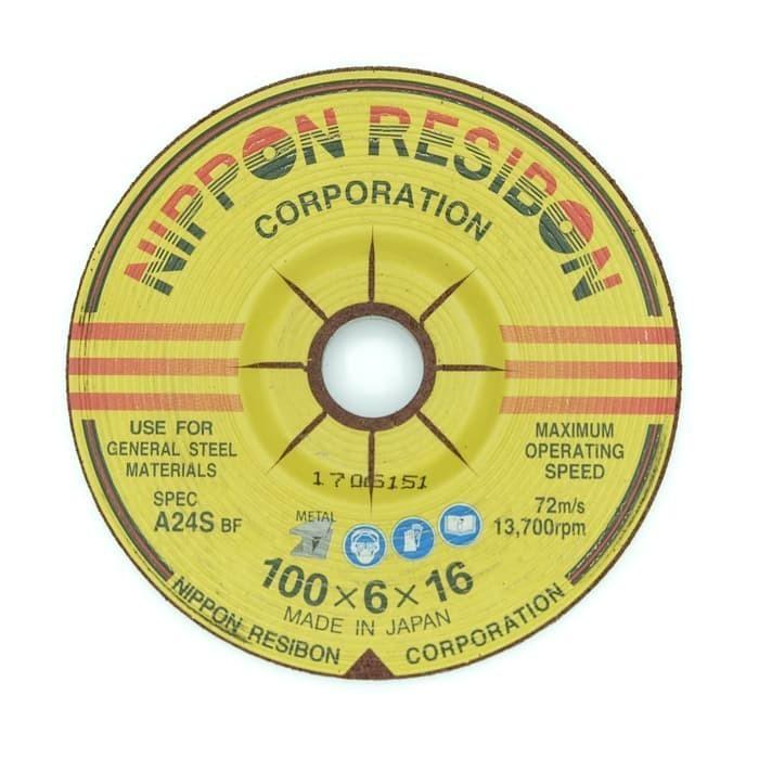 Nippon Resibon A24S BF Batu Potong Gerinda 4" 4x6 4inch - Shop | Tokopedia