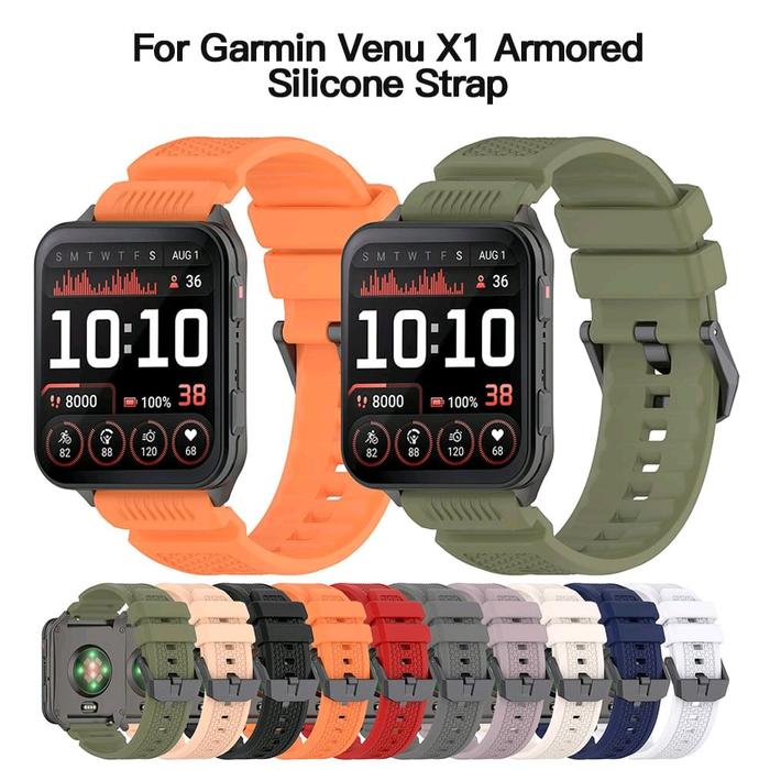 Jual Strap Rubber For GARMIN VENU X1 24mm Quick Release PREMIUM QUALITY ...