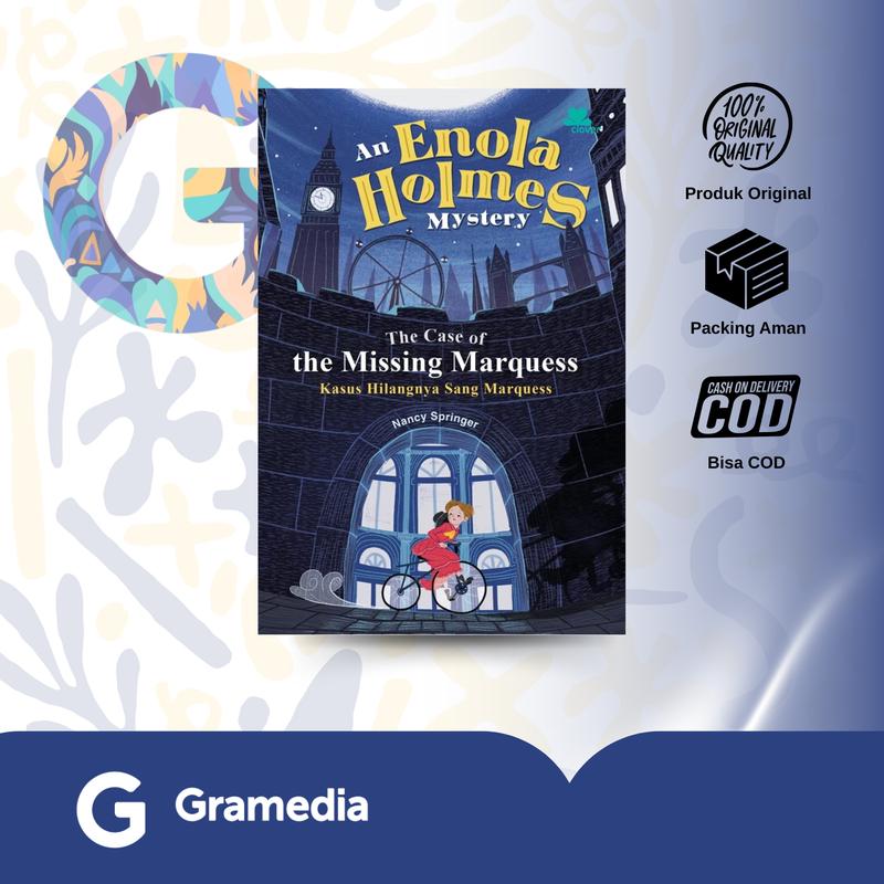 NOVEL AN ENOLA HOLMES MISTERY : THE CASE OF THE MISSING MARQUESS - Shop ...