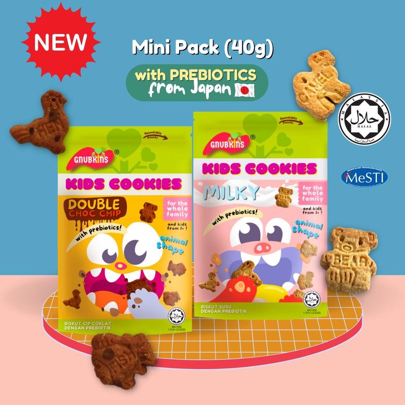 Gnubkins Biskut Prebiotik Pek Kecil 40g Pek Hadiah, Pek Hari Lahir ...