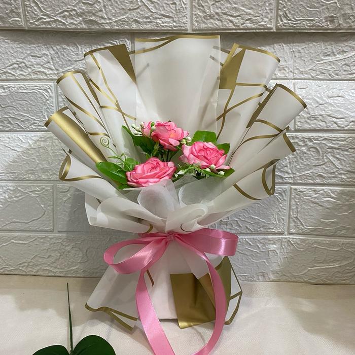 Jual Buket bunga simple medium - Kab. Pekalongan - Zahra frame kesesi ...