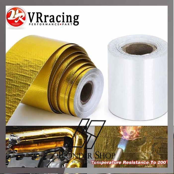Exhaust Wrap Lakban Peredam Panas Knalpot 5 CM x 5 M - Silver - Shop ...