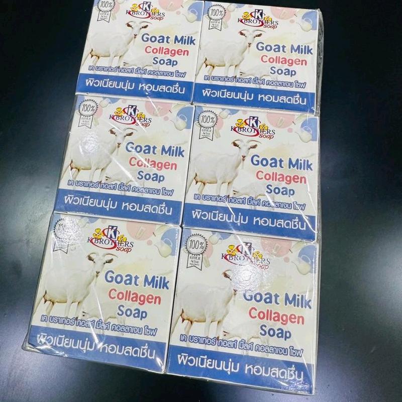 K.Brothers Goat Milk Collagen Soap Original Thailand - TikTok Shop Malaysia