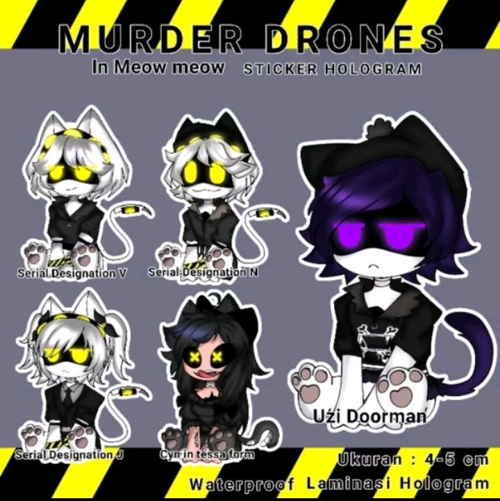 Murder Drones sticker Hologram | fanmerch - Shop | Tokopedia