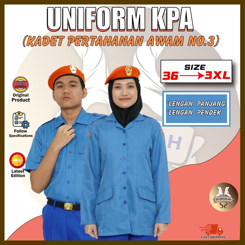 SS Kemeja Persatuan KPA No.3 | Light Blue Uniform Kokurikulu - TikTok ...
