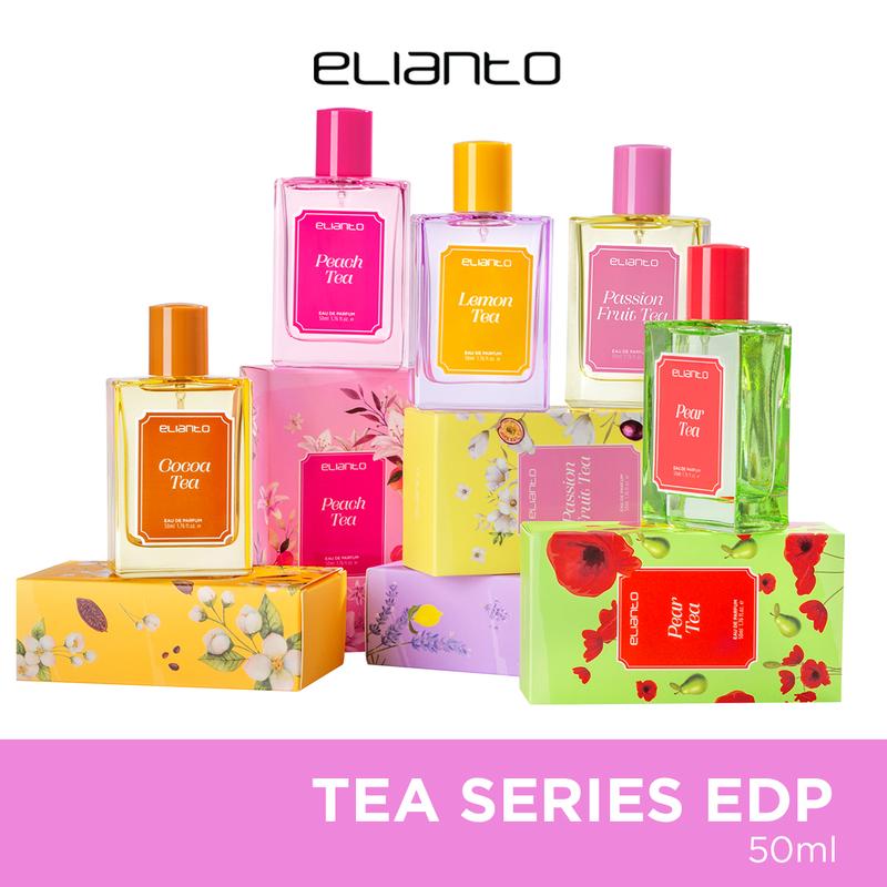 Elianto Tea Series Eau De Parfum (Peach, Passion Fruit, Cocoa, - TikTok ...