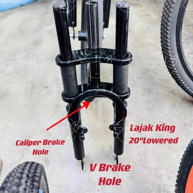 20"Lowered Fork Downhill Suspension Fork Double Fork Matt Color ...