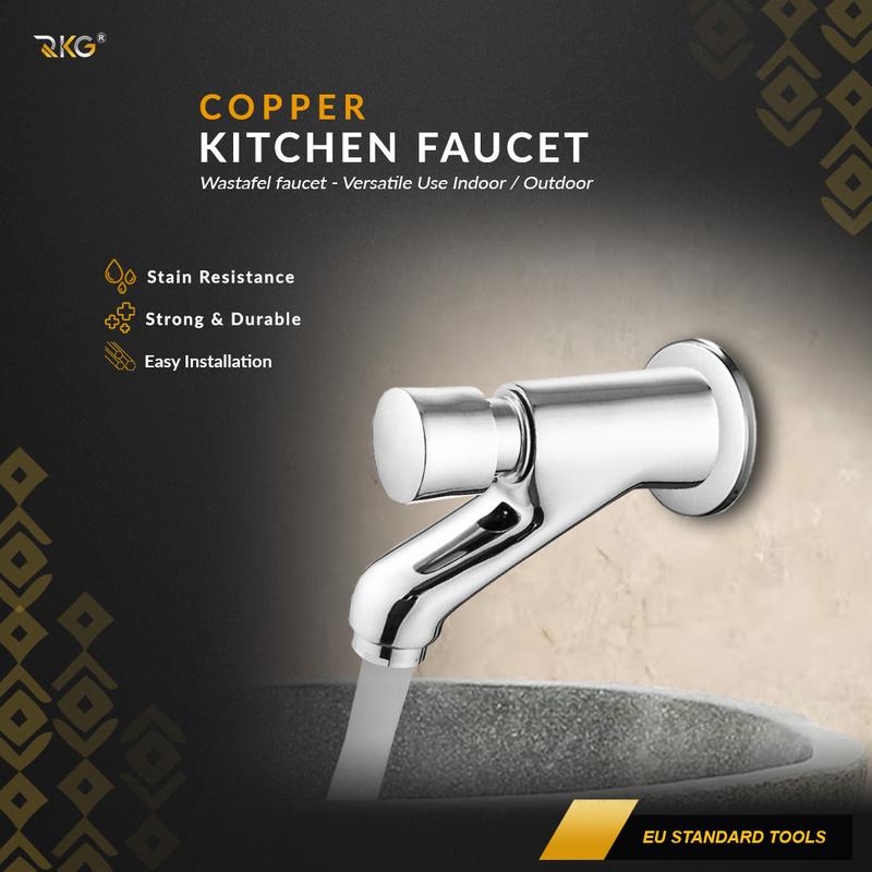 RKG Kran Air Wastafel Dinding Tekan Touch Tap Automatic Public - Shop ...