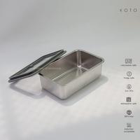 Jual KOTO AntiPlastic Stainless Steel 304 Microwave Safe Food Container ...