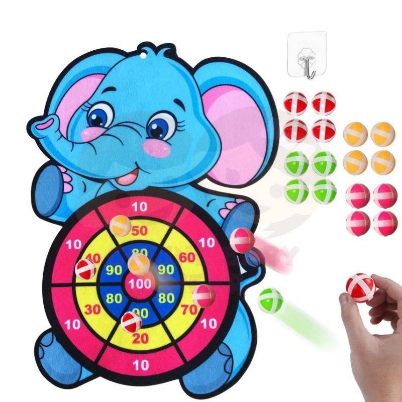 Kids Sticky Dart Ball Game Toy Children Leisure Fabric Board - TikTok ...
