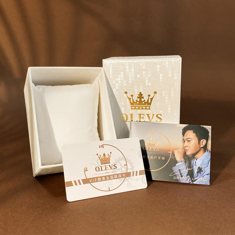 OLEVS White Square Watch Gift Box - TikTok Shop Philippines