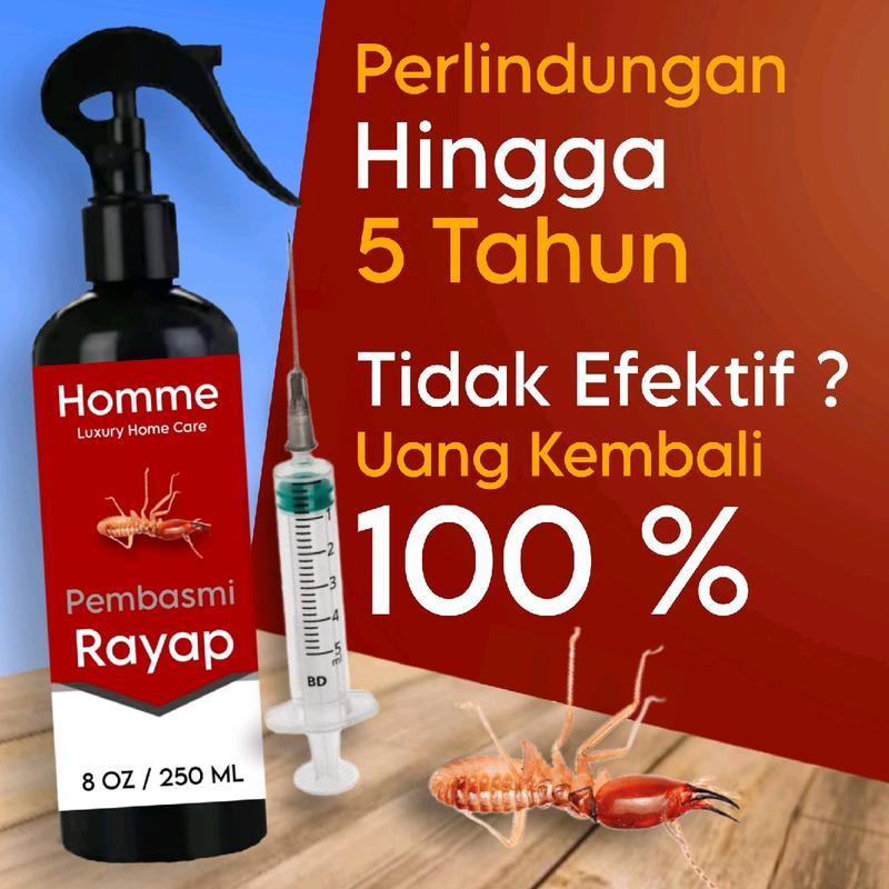Homme Obat Anti Rayap Spray Pembasmi Rayap Racun Rayap Pengawet - Shop ...