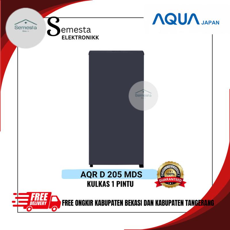 AQUA AQR 205 MDS KULKAS 1 PINTU (165 L) - Shop | Tokopedia