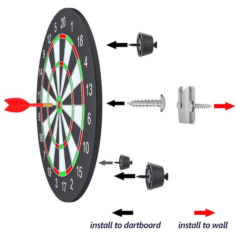 1 Set Dartboard Mounting Bracket Hardware Kit Screws Darts Boards For ...