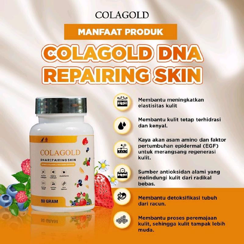 colagold repairing dna salmon kolagen serbuk glutation mencerahkan ...