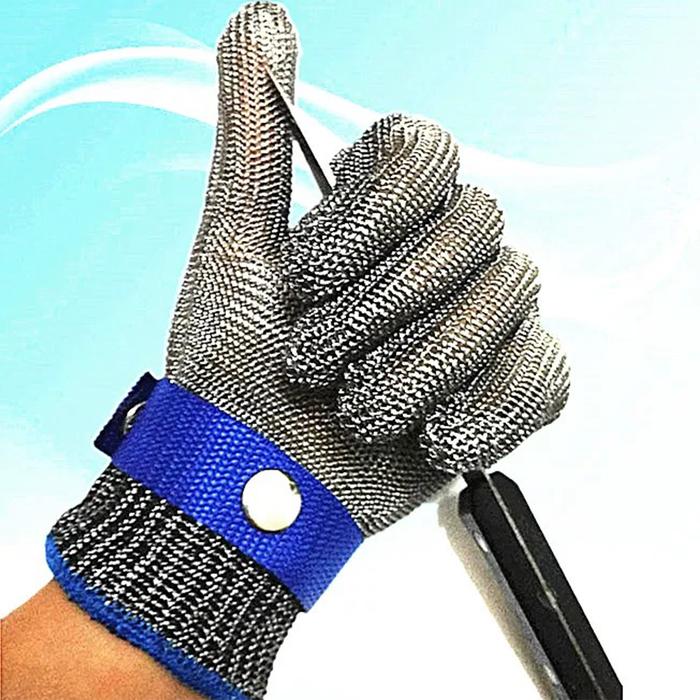 Jual Stainless Steel Gloves Anticut Safety Cut Resistant Hand ...