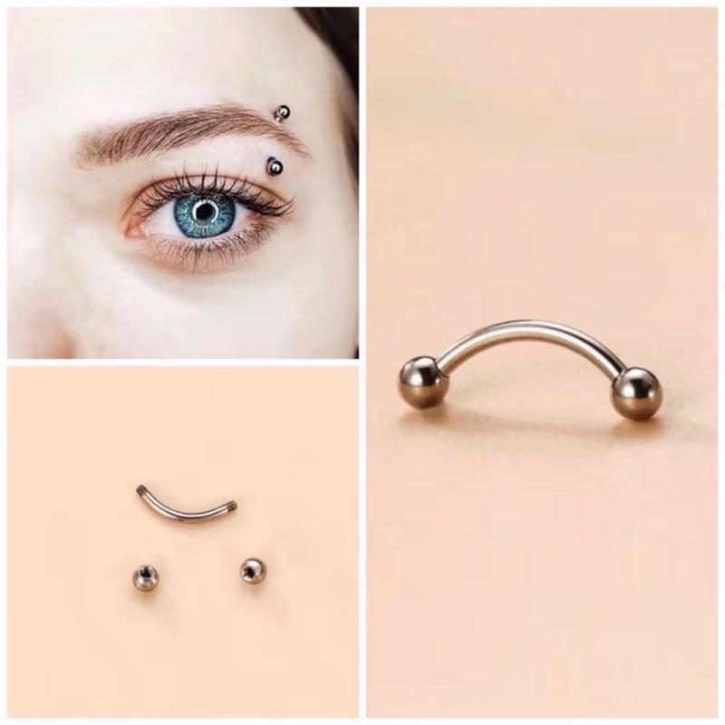 PROMO MURAH EYEBROW PIERCHING/TINDIK ALIS/ANTING TITANIUM ALIS - Shop ...