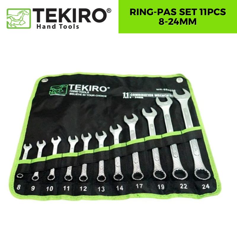 Tekiro Kunci Ring Pas 8-24 Mm Set 11 Pcs Kunci RingPas Set 11pcs 8-24mm ...