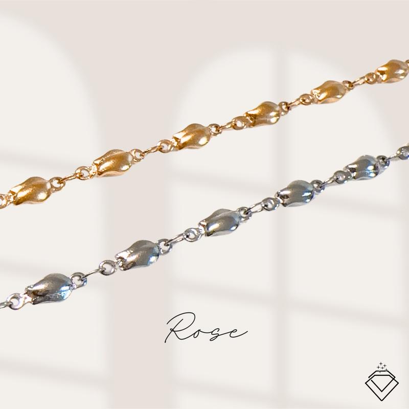 [LOVE] Rose Stacker Stainless Steel Bracelet - TikTok Shop Singapore
