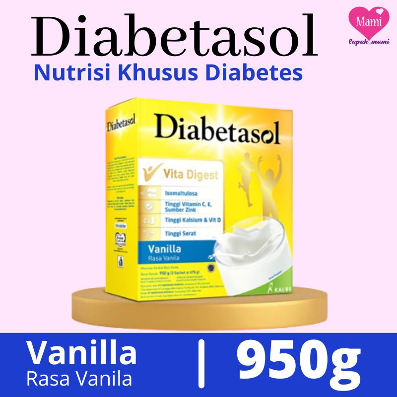 Diabetasol Special Nutrition For Diabetic 950g Susu Bubuk Bernutrisi ...