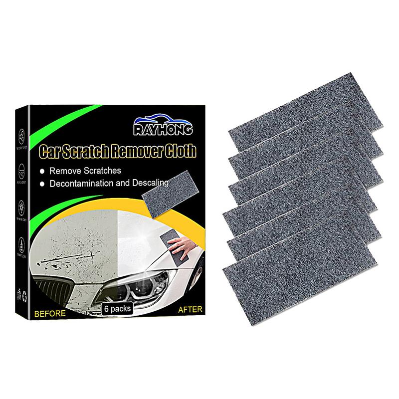 6 Pack Nano Sparkle Cloth Car Scratch Repair Cloth Nano Magi - TikTok ...