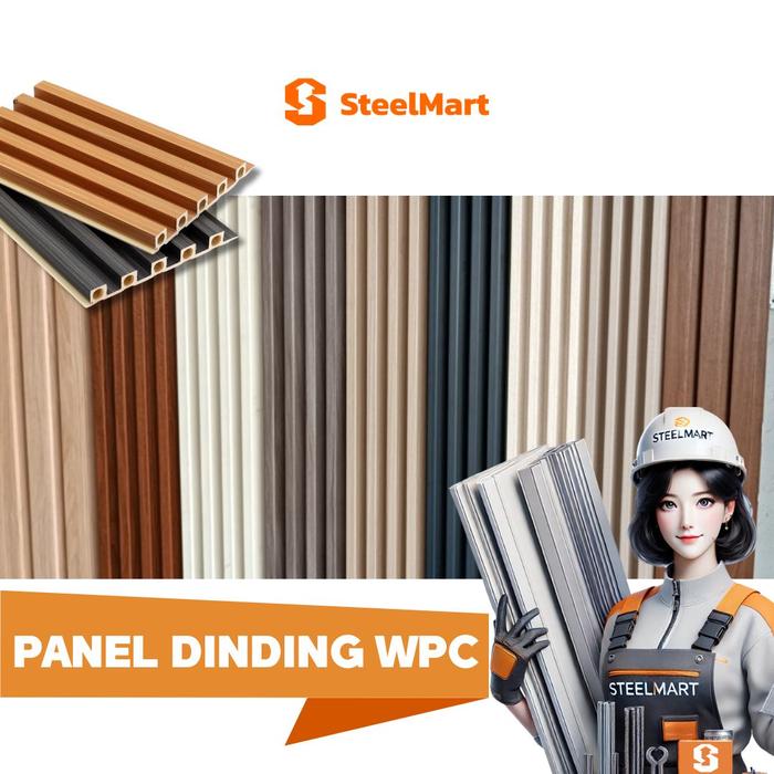 Jual WPC WALL PANEL | Alfaboard Wallslat UPVC Kode FA ( 3m X 16cm X ...