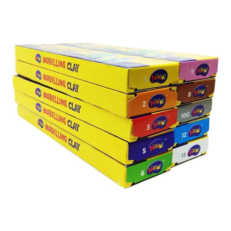 Nikki Modelling Clay/tanah liat BUY 1CTN 200PCS WITH COLOUR - TikTok ...