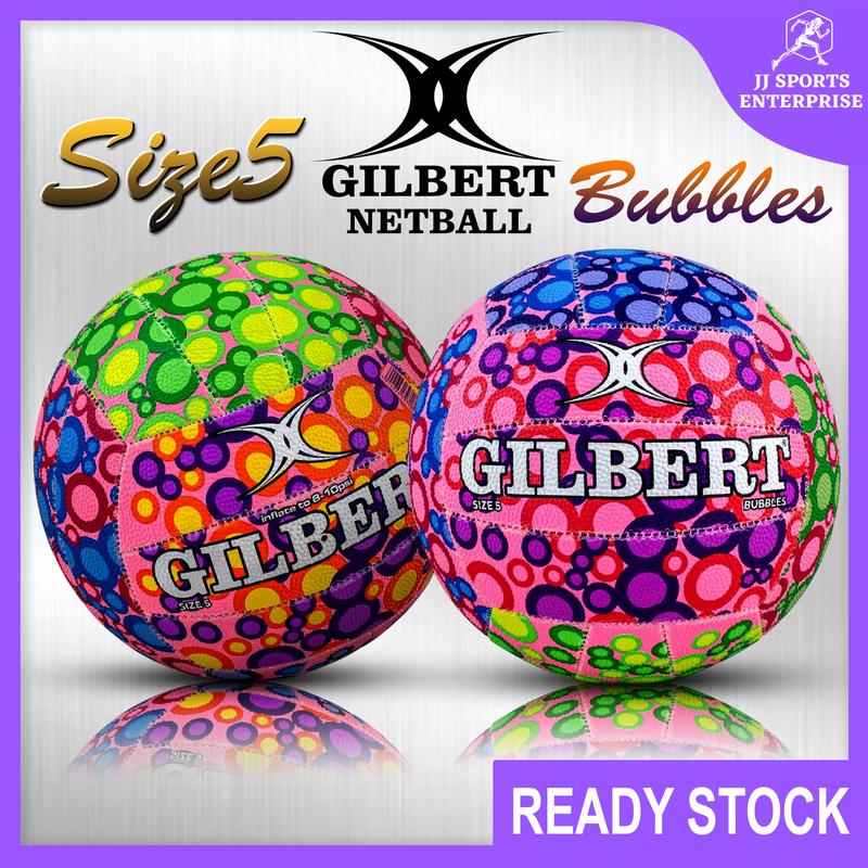 Gilbert Supporter Netball Bubbles (Size 5) Gilbert Netball Ball ...