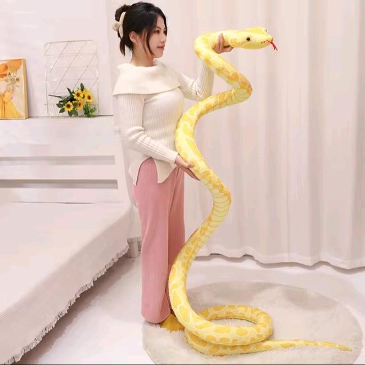 Boneka Jumbo Ular Phyton 2 Meter Besar Mainan Anak - Toys, Dolls - Shop ...