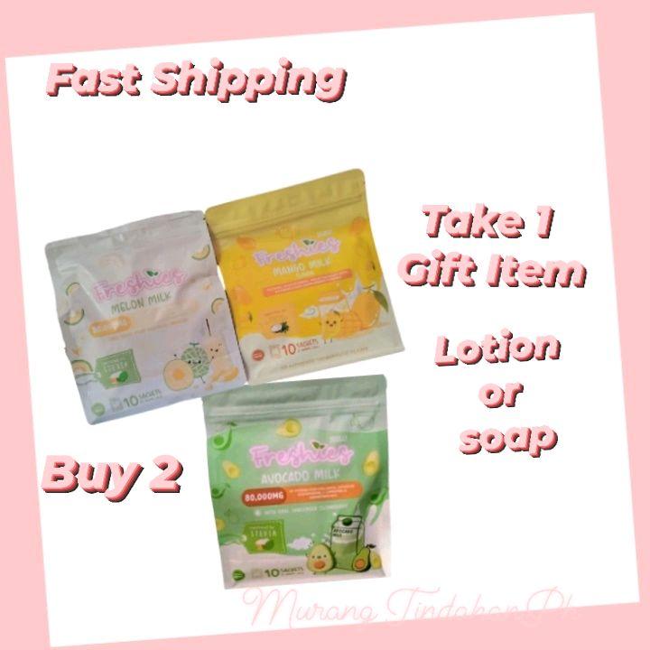 Buy 2 Freshies Avocado, Mango, Melon Milk Drink & Get Free item ...