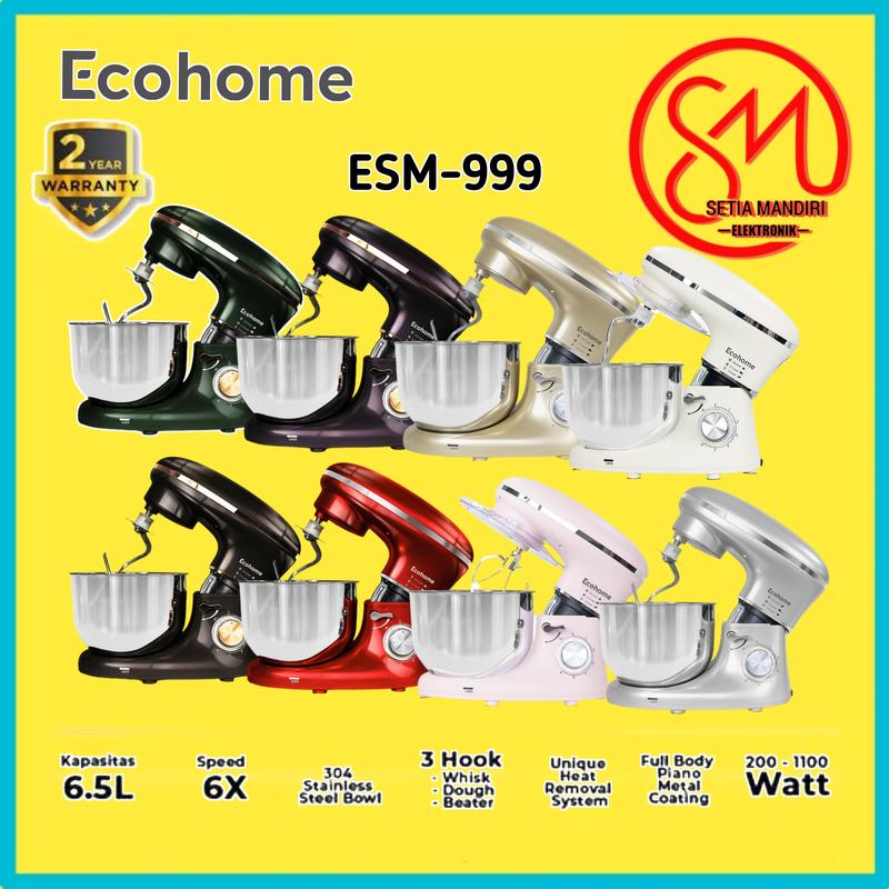 ECOHOME Stand Mixer Platinum Series ESM999 Premium Stand Mixer Heavy ...