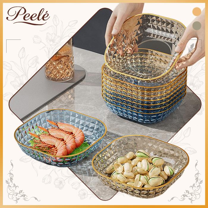 Promo Peele Piring Crystal 10pcs Design Mewah Elegan Piring Saji ...