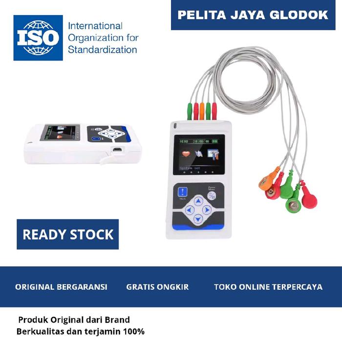 Jual CONTEC TLC5000 12 Channel ECG/EKG Holter System Recorder Monitor ...