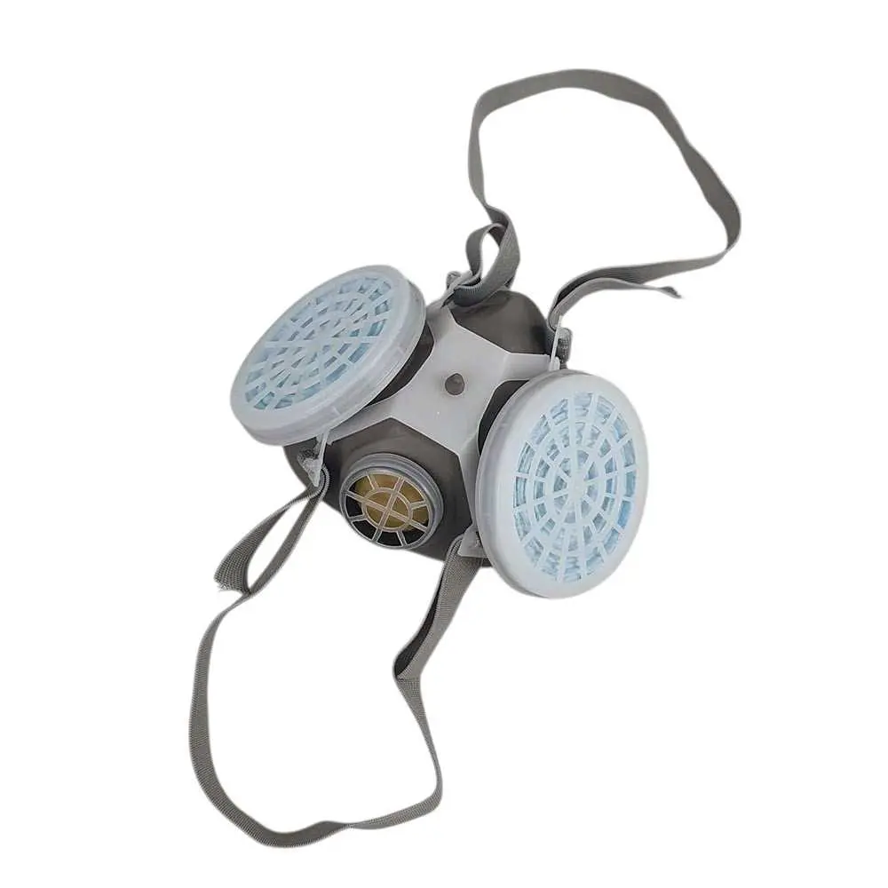 Masker Gas Respirator Half Face with Activated Carbon Filter - 8006 ...