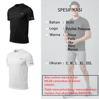 Promo Zou9 - 3 Pcs Kaos Olahraga Pria Lengan Pendek Baju Atasan Gym ...