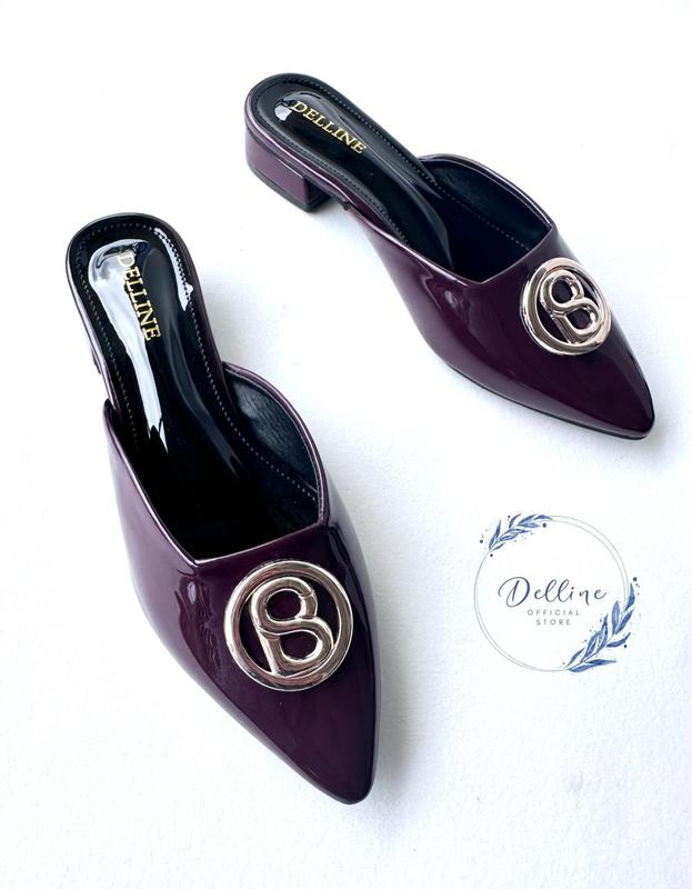 DELLINE VIOLA NEW GLOWSY SEPATU SANDAL WANITA HAK 2 CM - Shop | Tokopedia