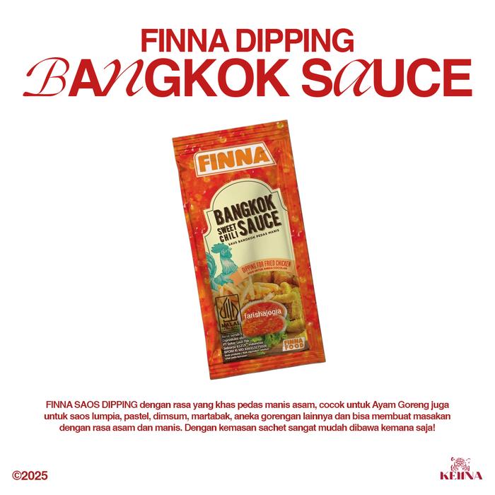 Jual Finna Dipping Saos Bangkok Sachet Pedas Manis Saus Sambal Thai ...