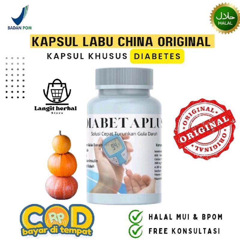 [TERAMPUH] DIABETAPLUS KAPSUL SUSU LABU CHINA UNTUK DIABETES DAN ...