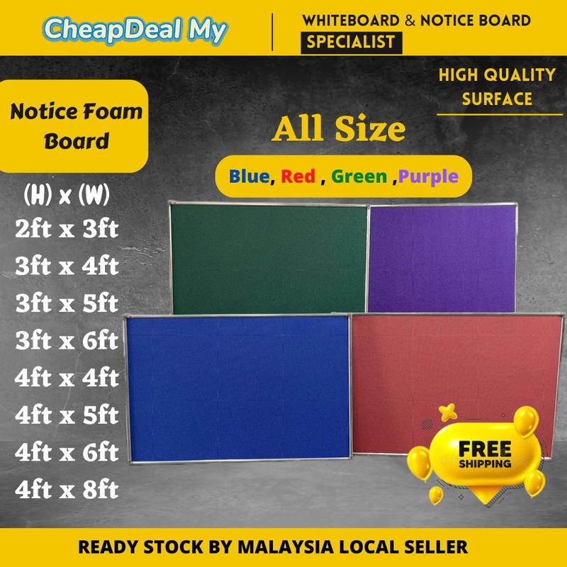 NOTICE FOAM BOARD (ALL SIZE)1.5x2 2x3 3x4 3x5 3x6 4x4 4x5 4x - TikTok ...