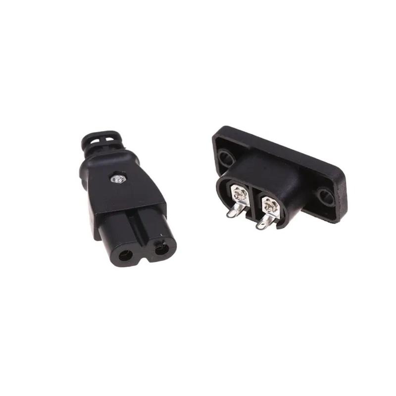 Power Cord Socket Detachable C8 Male Power Socket Power Cord - TikTok ...
